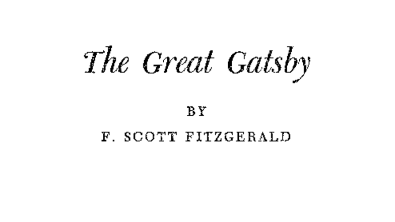 The Great Gatsby - Chapter 1 Analysis and Summary (ENG 101) - Studeersnel