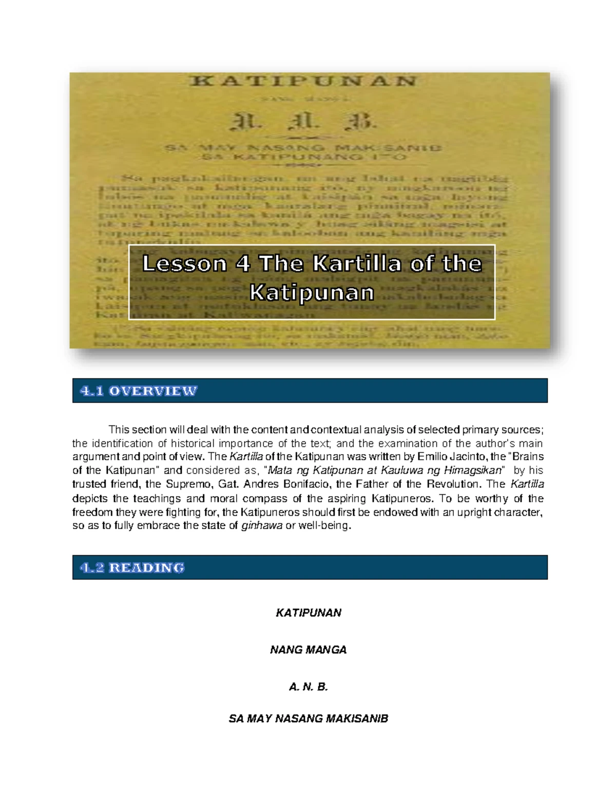 Historical Background of Customs of the Tagalog - HISTORICAL CONTEXT OF ...