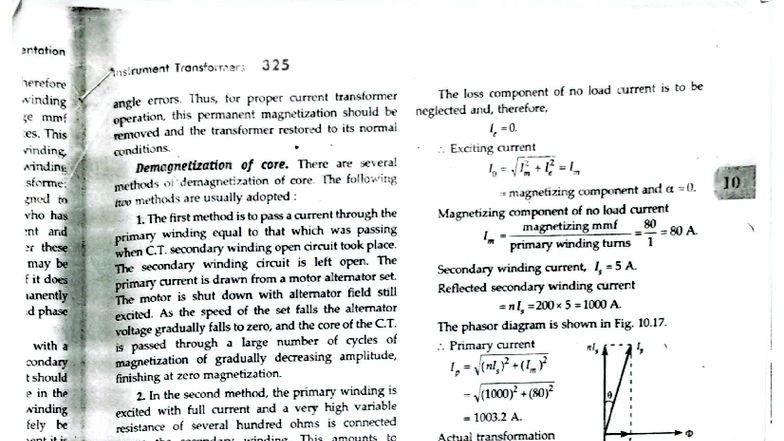 Current Transformer Demagnetization Methods: Analysis and Examples (EE ...