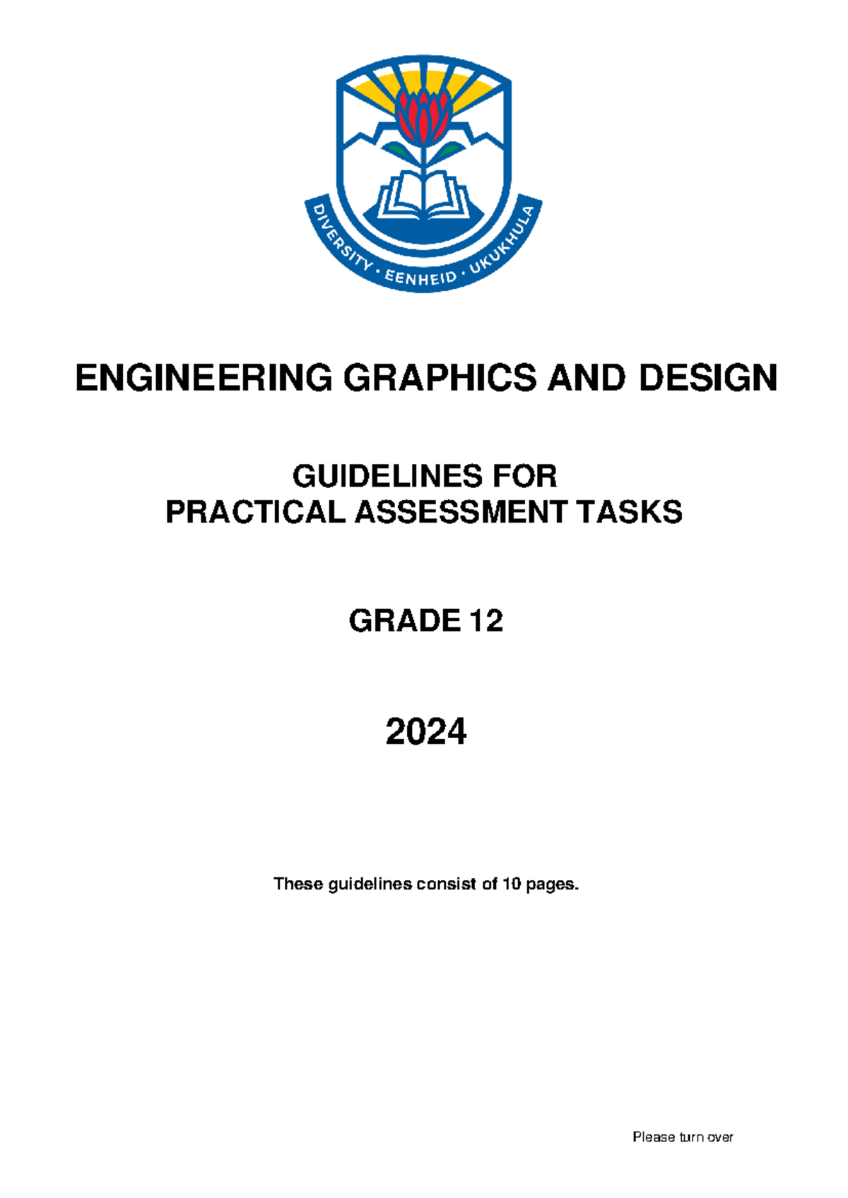 Grade 12 - Civil Design Project PAT 2024 Guidelines and Requirements ...