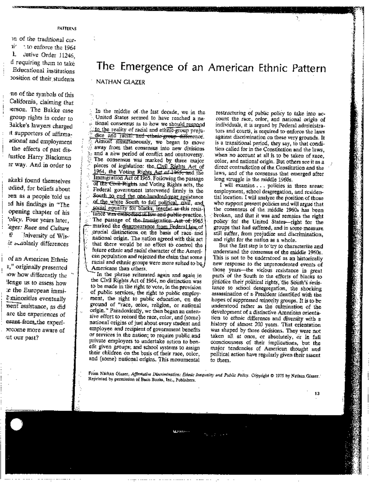 Patterns of American Ethnic Identity and Public Policy: A Study on Race ...