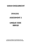 DVA1502 - Unisa - community development - Studocu