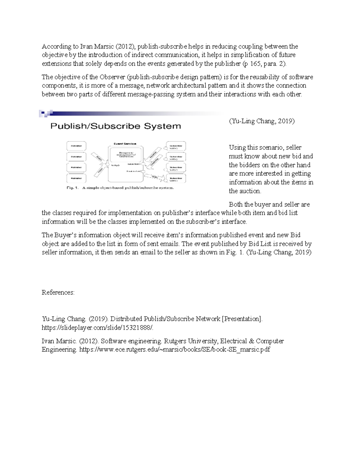 CS2401 Discussion on Publish-Subscribe Design Pattern - UNIT 7 - Studocu