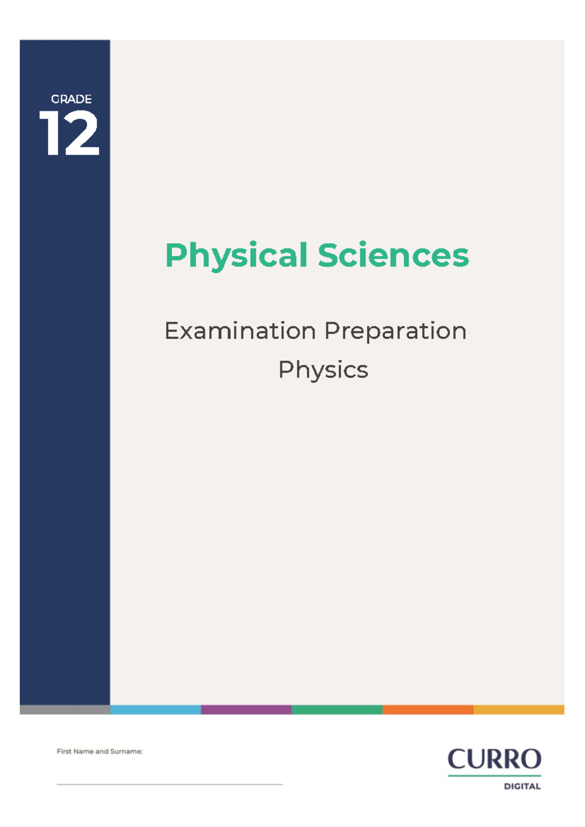 GRADE 12 Physical Sciences Exam Prep: Momentum, Motion & Forces - Studocu