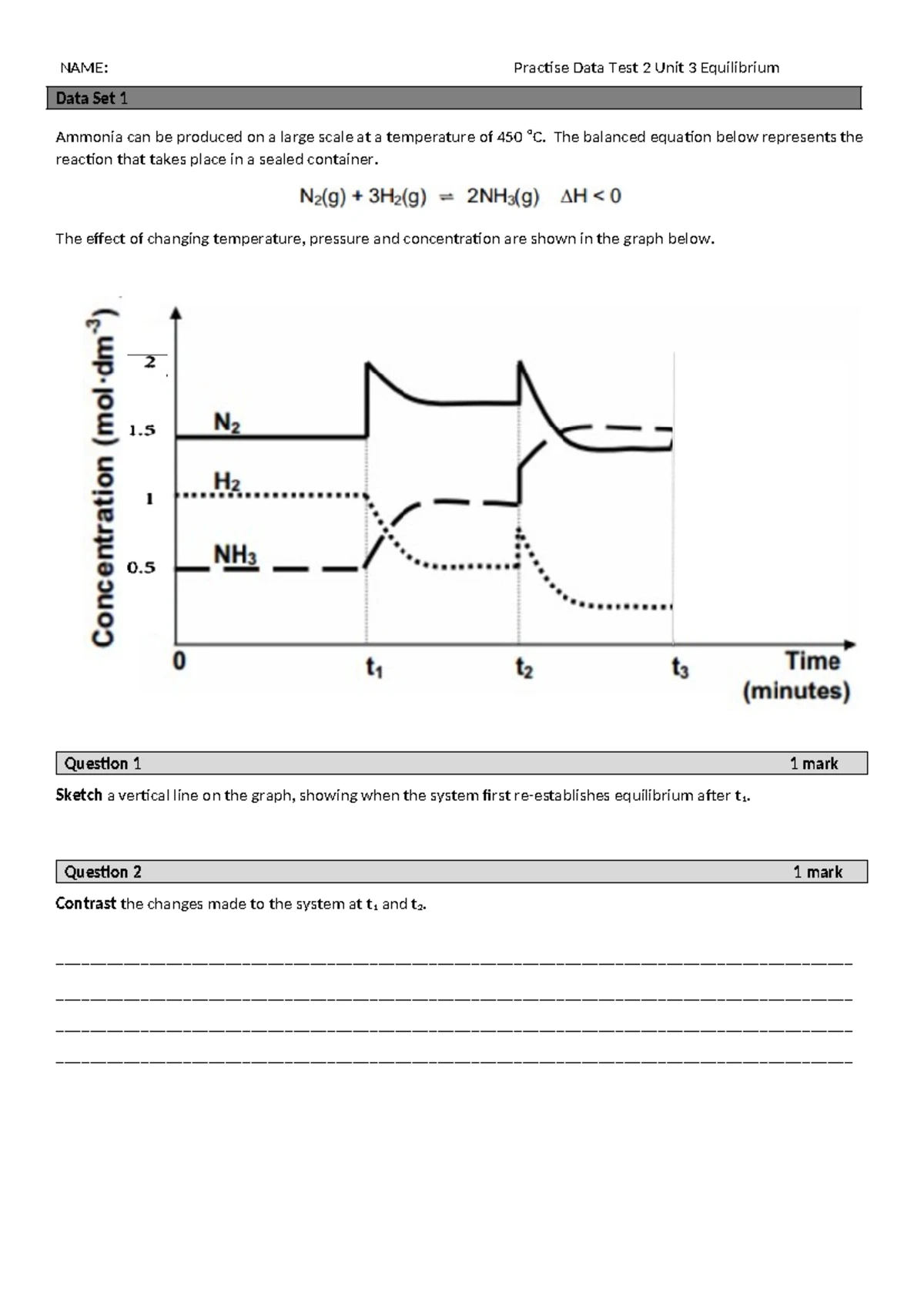 Unit 3 Data Test Revision Questions & Answers (ANS Copy) - Studocu