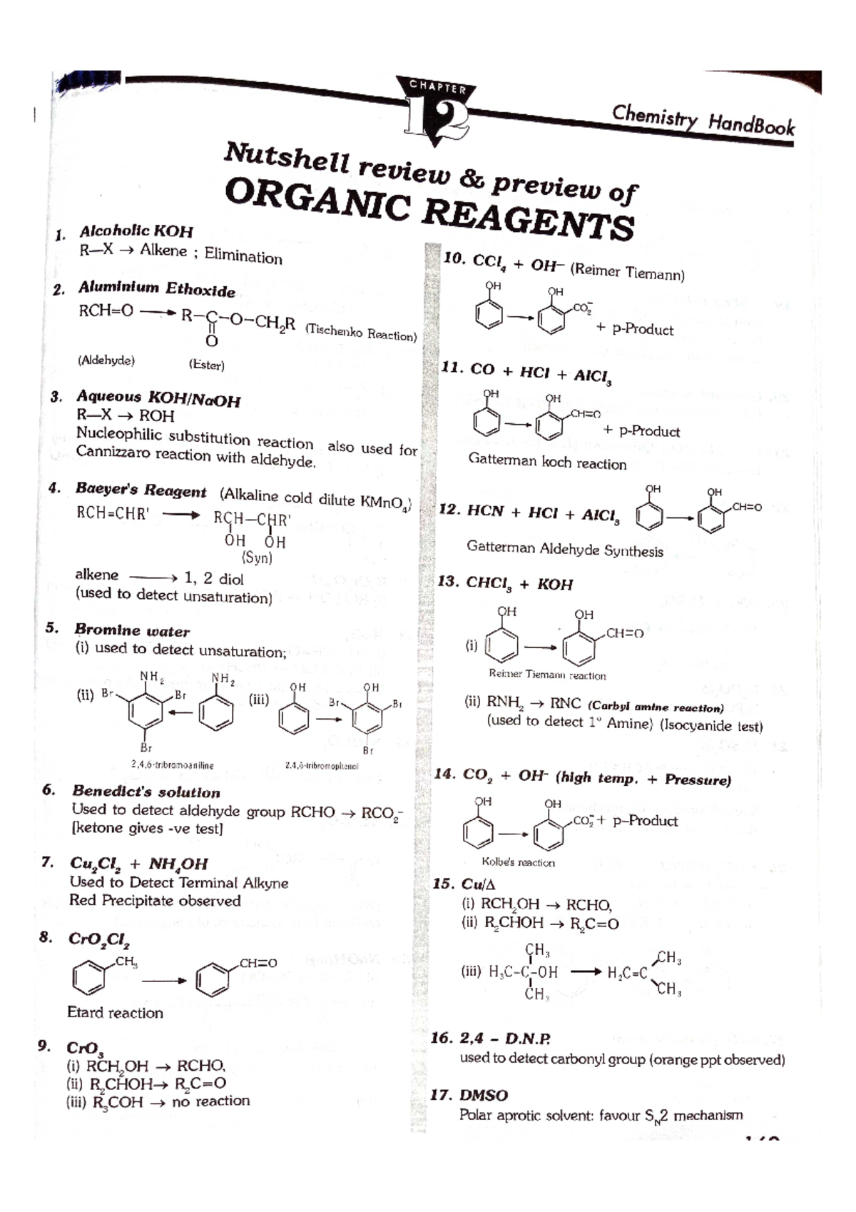 All reagents of organic chemistry jee mains special🔥 l Each chapter ...