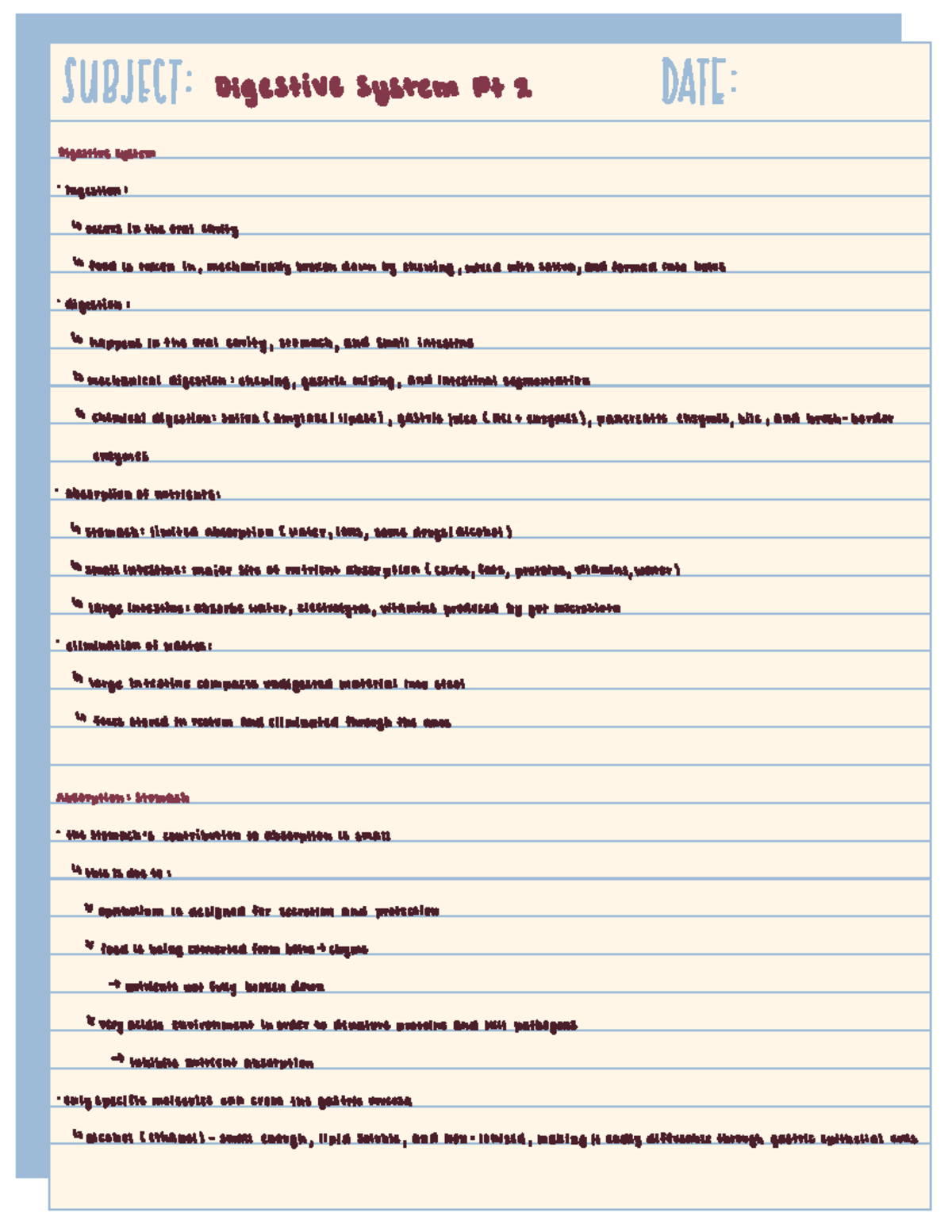 Digestive System Overview: Lipid Digestion, Absorption & Glucose ...