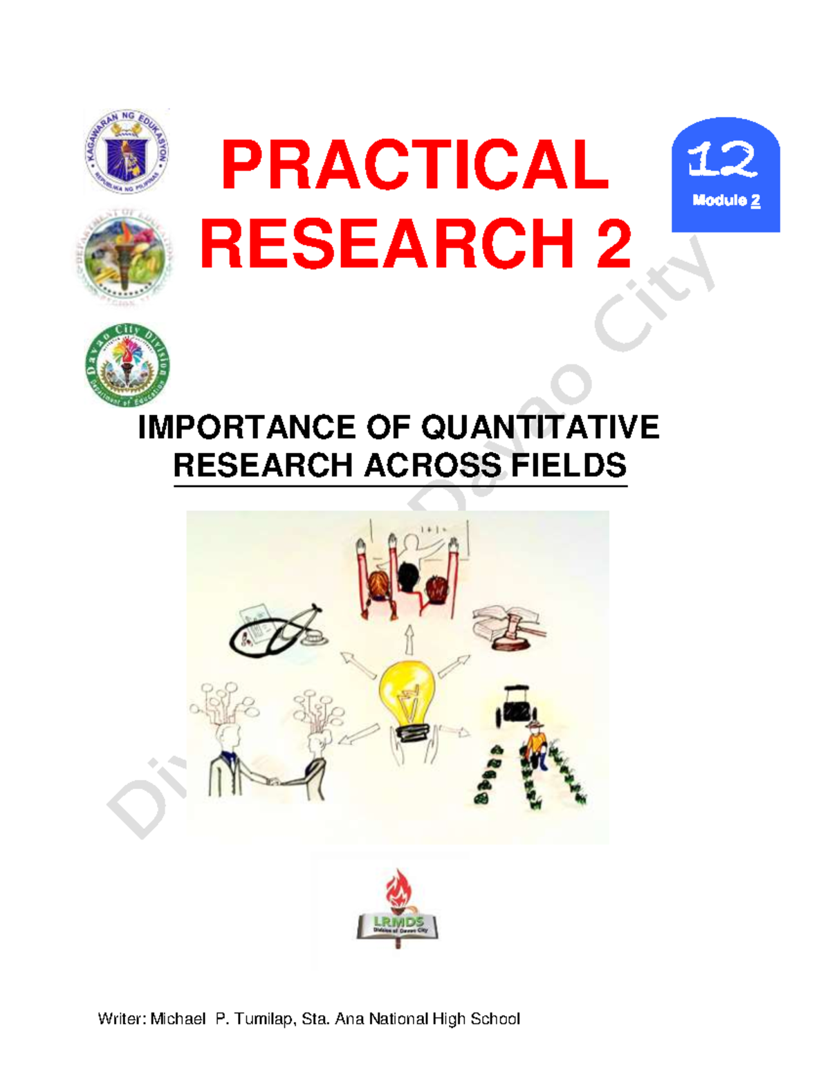 Practical Research 2: Week 2 Module on Quantitative Research Importance ...
