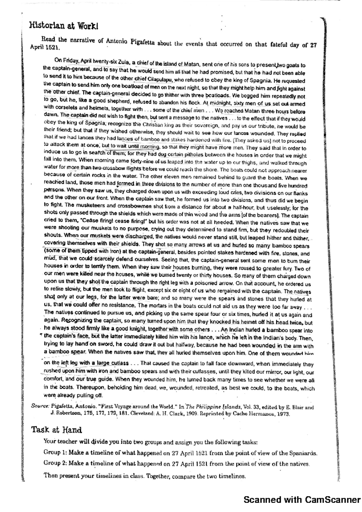 Battle of Mactan: Key Insights and Historical Analysis - Studocu