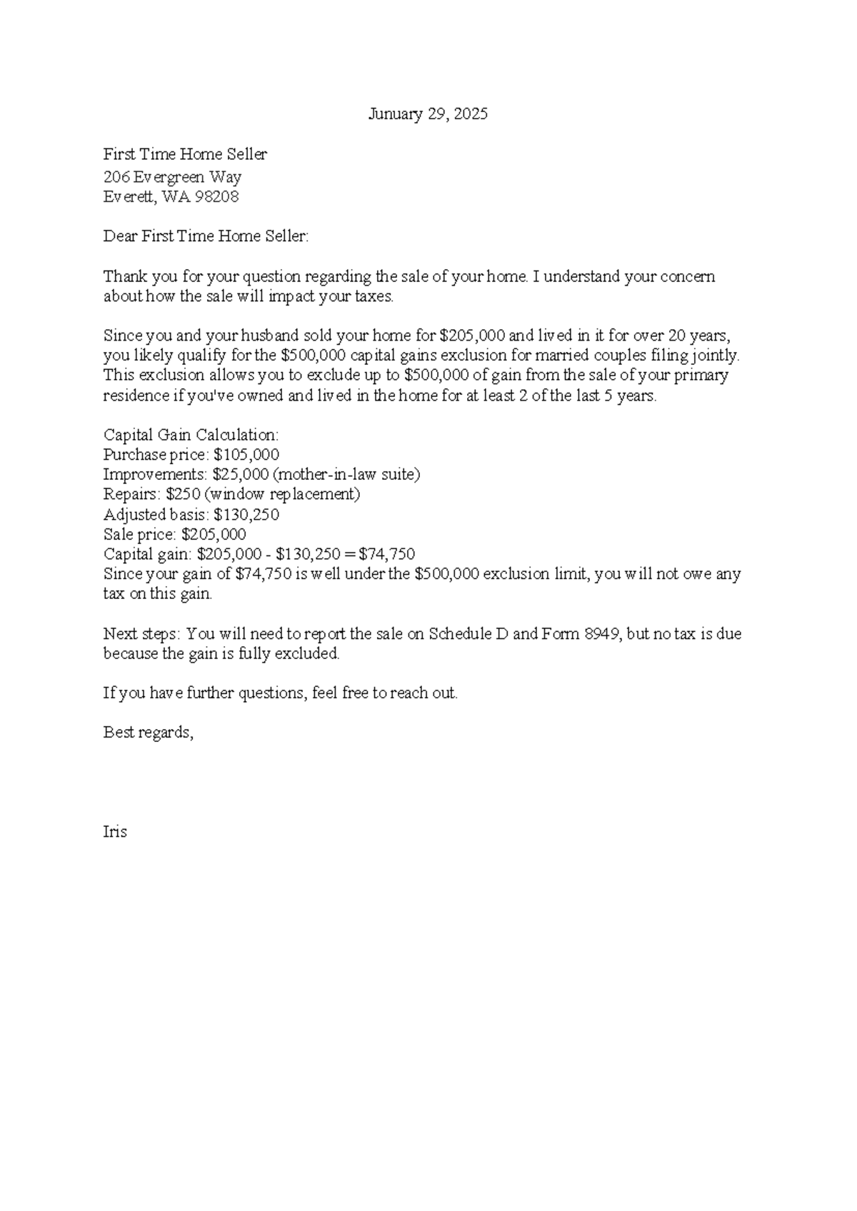Dear Iris #2 - dear iris letter - Junuary 29, 2025 First Time Home ...