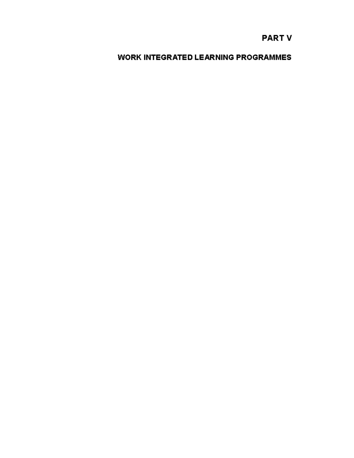 Part V WILP degree Semesterwise Patterns - PART V WORK INTEGRATED ...