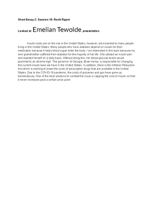 Example Comprehensive History and Physical Write Up - History and ...