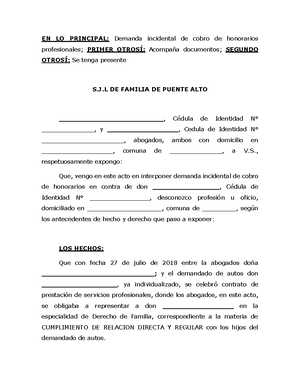Absolucion DE Posiciones Ejemplo - Pliego de posiciones que deberá absolver don FELIPE ...