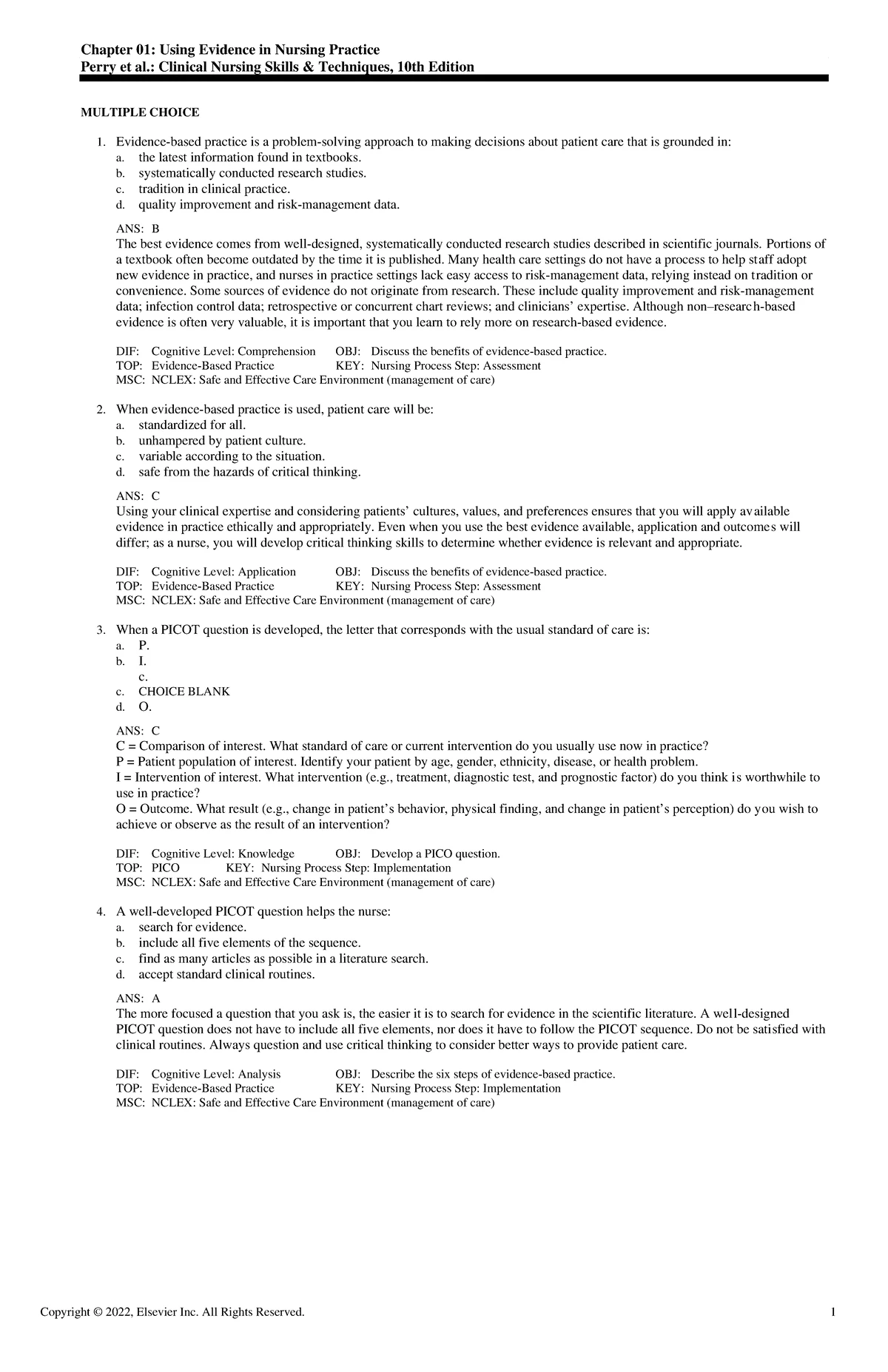 Exam View - Chapter 21 - Quiz - Chapter 21: Nonparenteral Medications ...