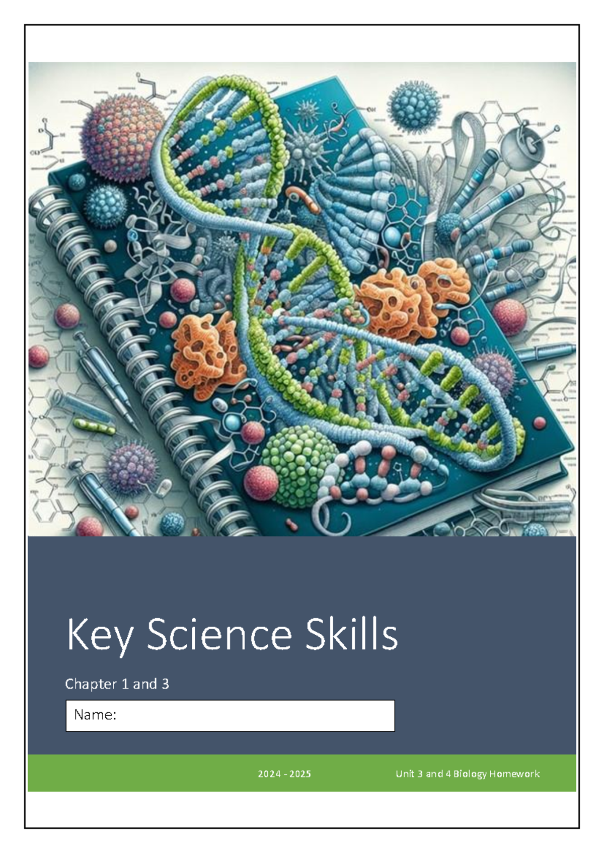 Key Science Skills 2025 holiday homework - Key Science Skills Chapter 1 ...