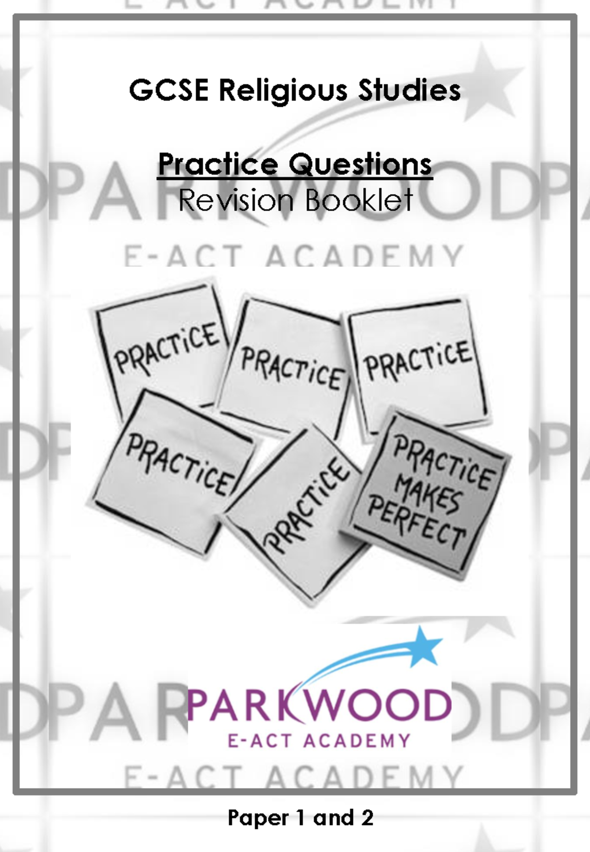 AQA RS Spec A GCSE Practice Questions Revision Booklet - Studocu