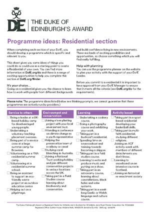 Activity Log - Volunteering - VOLUNTEERING SECTION ACTIVITY LOG NAME: LEVEL (Bronze, Silver or ...