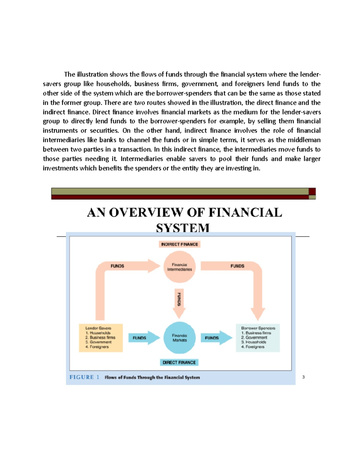 Financial System: Flows of Funds Analysis and Mechanisms - Studocu