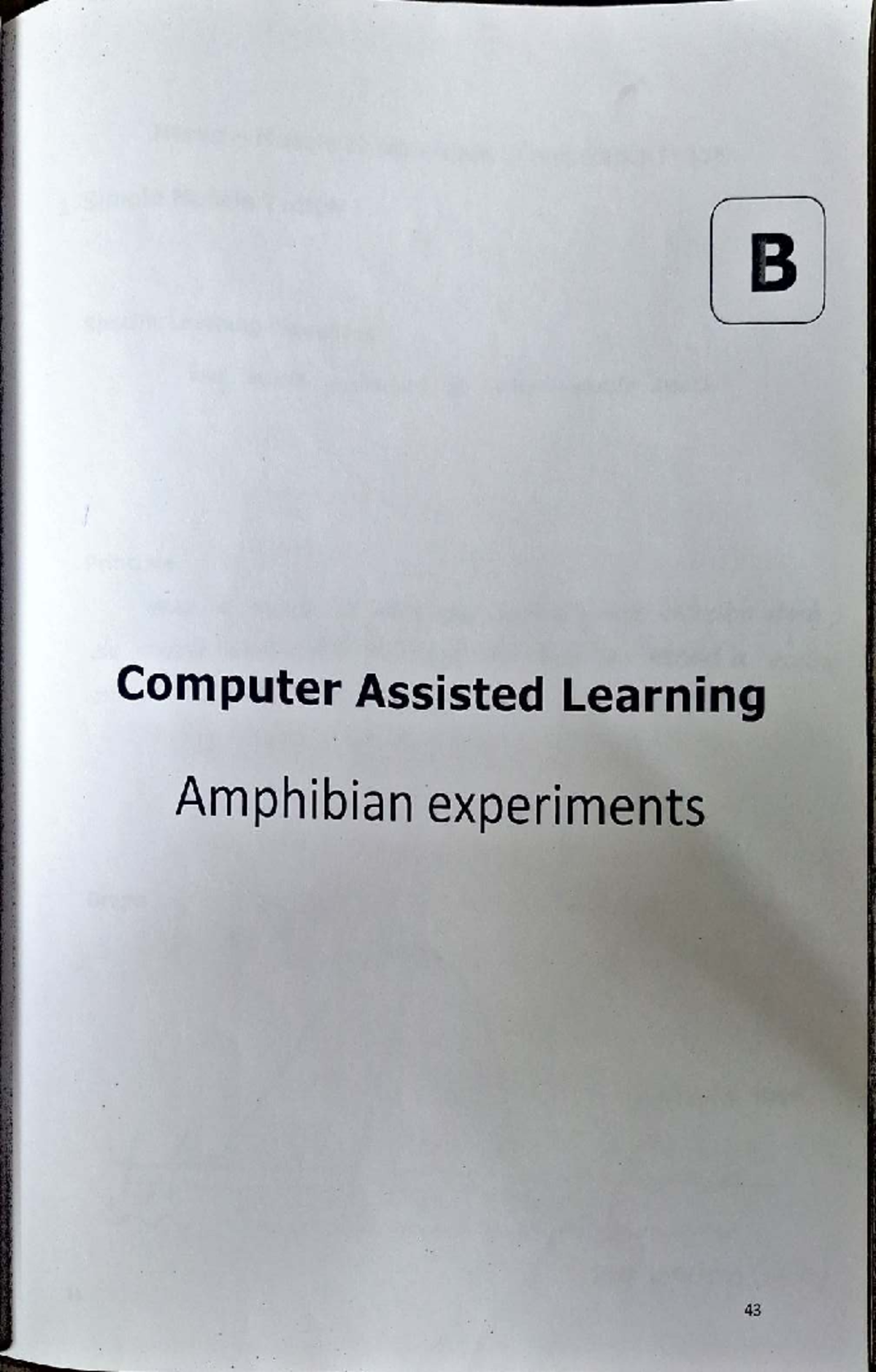 B Comp. Assisted Learning: Muscle Twitch & Contraction Experiments ...