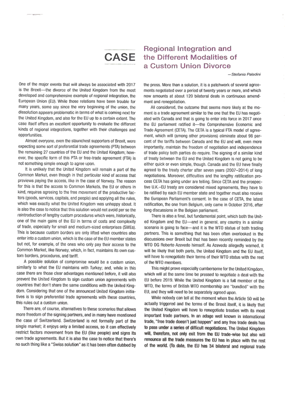 Case Study 6 Analysis and Discussion - Studocu