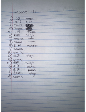 ASL Workbook Hw #2 - SIGNING NATURALLY HOMEWORK - Bev grew up speaking ...