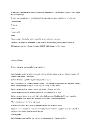 BTEC Level 3 Applied Science Unit 2- Practical Scientific Procedures ...