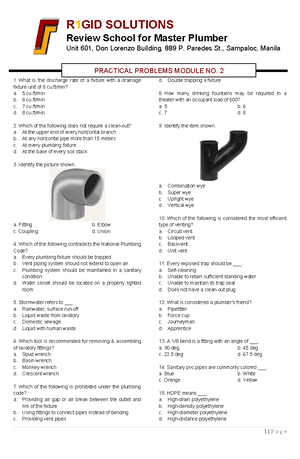 Plumbing Code - Help - R 1 GID SOLUTIONS Review School for Master ...