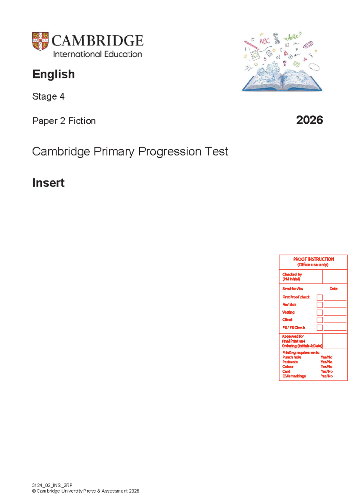 English Stage 4 2026 Paper 2 Fiction Test Insert: Muffin Drops the Mic ...