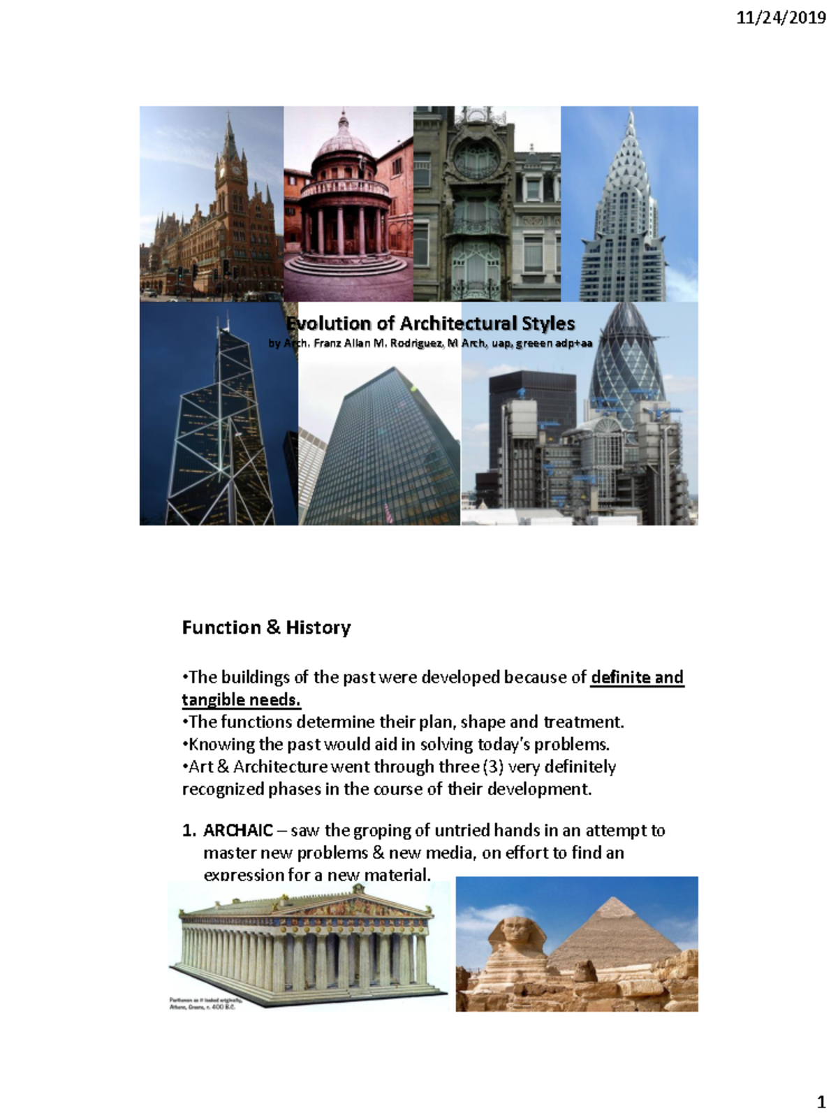 Architectural-Styles-2019 - Evolution of Architectural Styles by Arch ...