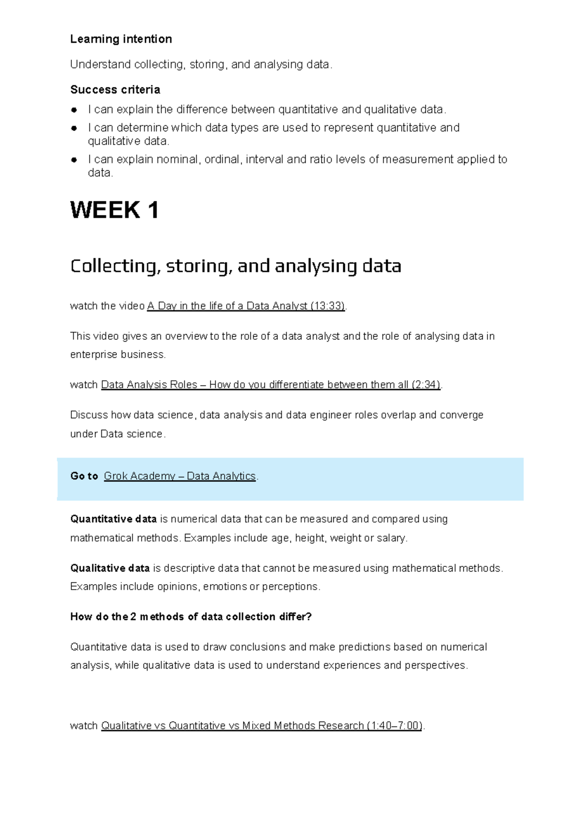 Jia Patel - WEEK 1- Collecting, storing, and analysing data ...