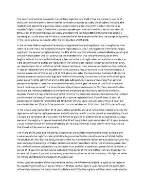 [Solved] What are the requirements of a good root of title - Property ...