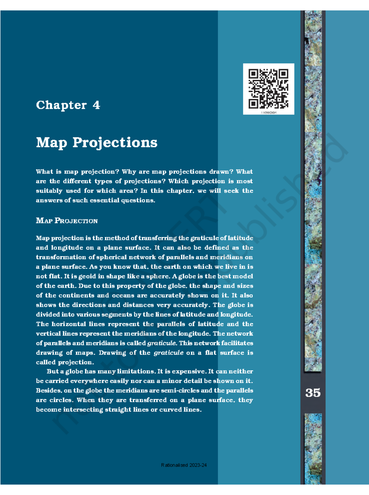 Geography Notes: Map Projections - Chapter 4 (Course Code: GEOG101 ...