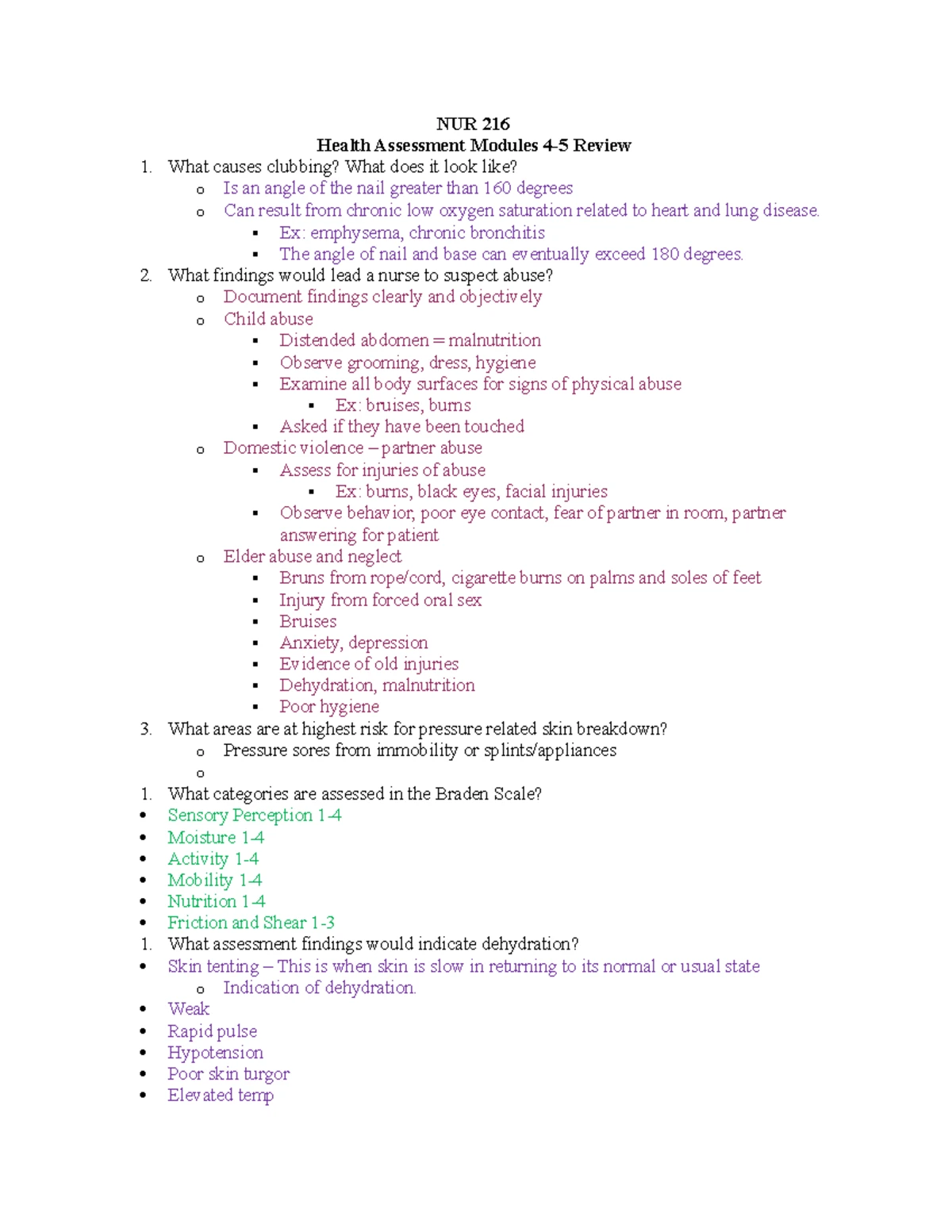ATI Module Report: David Rodriguez Musculoskeletal Injury Assessment ...