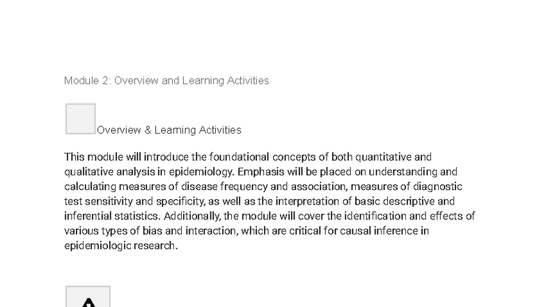 SPH 300 Module 2: Intro to Quantitative & Qualitative Analysis in ...