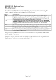 LAWS1100 - UQ - Business Law - Studocu