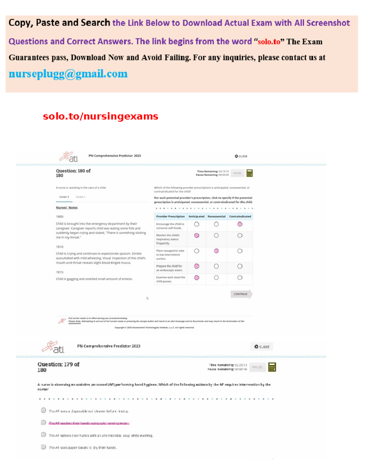 Pass 2025 ATI PN Comprehensive Predictor Retake Exam with NGN 180 Q&A ...