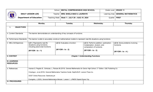 Feb 4 – grade 10 diagnostic assignment - MPM2D Grade 10 DIAGNOSTIC TEST ...