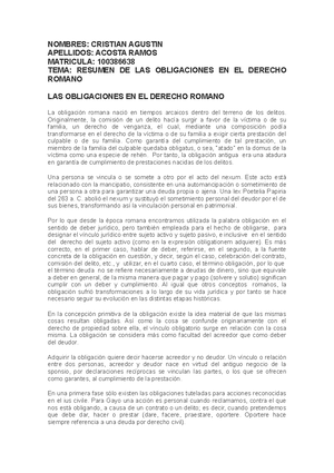 Los delitos y cuasidelitos en la Roma antigua - Delito y cuasidelito en ...