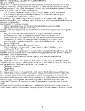 [Solved] Kwa maneno yako andika insha coyote ya tawasifu - nadharia ya ...