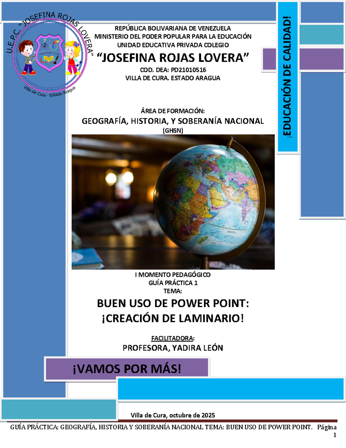 Guía Práctica GHSN: Buen Uso de PowerPoint para 2º y 3º Año - Studocu