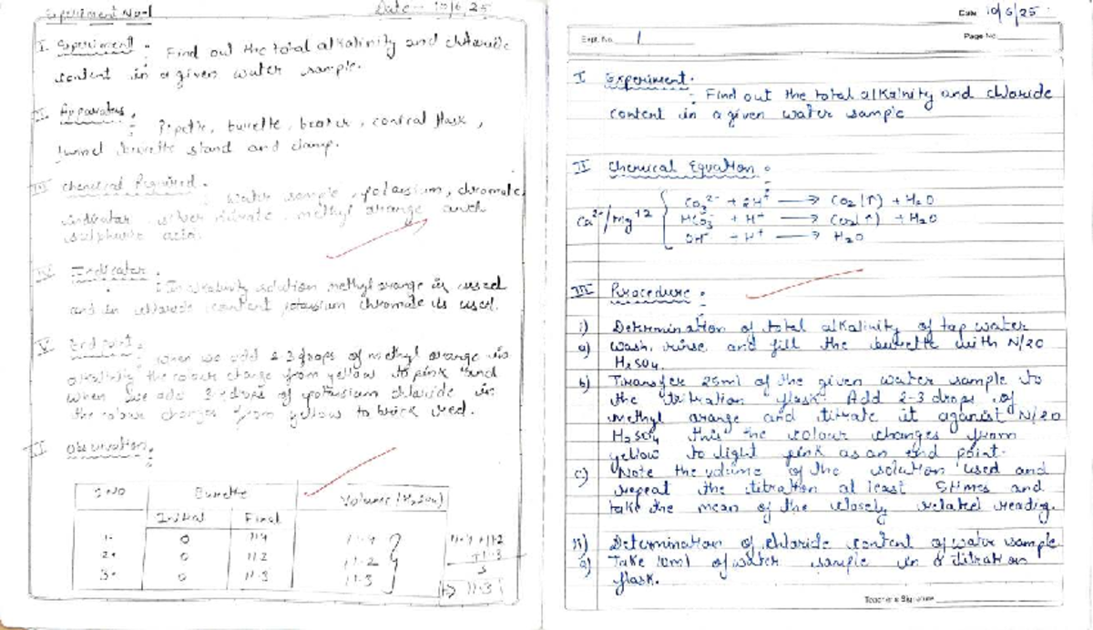 Chemistry Lab Experiment Report - Sem 1 Analysis - Studocu