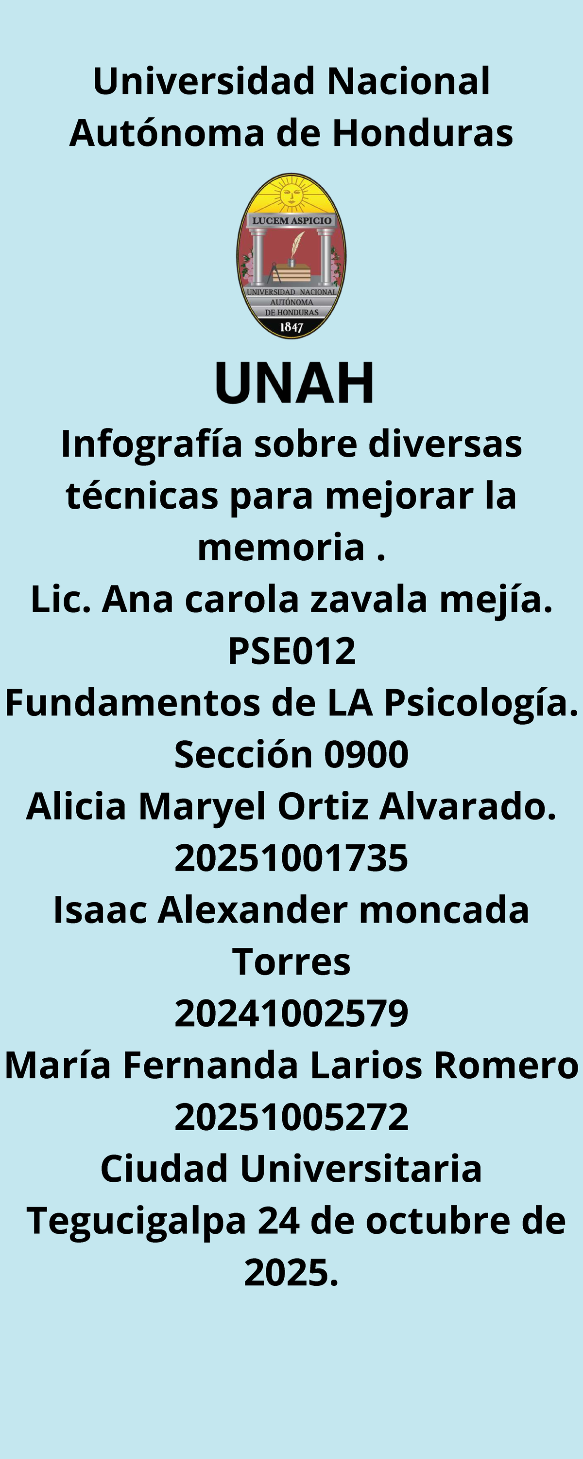 Infografía PSE012: Técnicas Efectivas para Mejorar la Memoria - Studocu