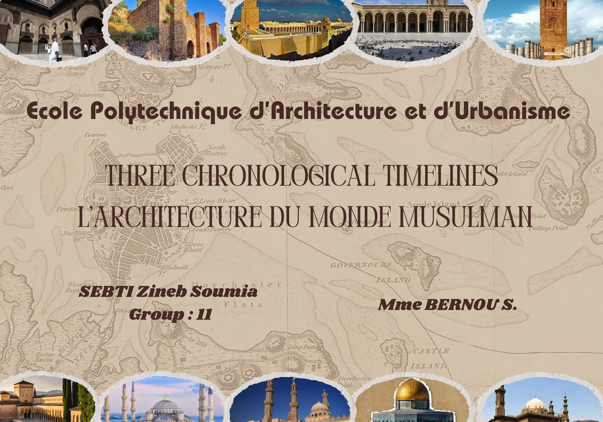 Timeline of Muslim Dynasties - SEBTI Zineb Soumia Group 11 - Studocu