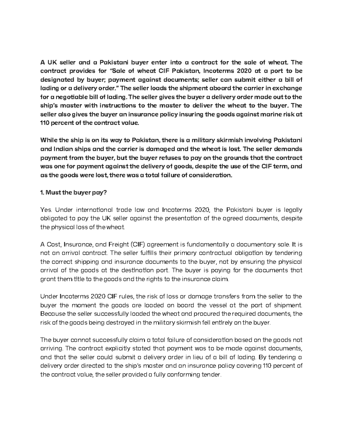 International Trade Transaction Homework - Exercise 21-5 Analysis - Studocu