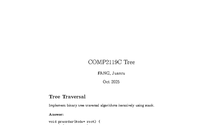 05 Tree notes - Tree Traversal: Implement binary tree traversal ...