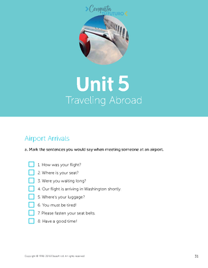 Workbook 03 - Trabajo 3 de ingles 1 - Unit 2 – Supermarket Shopping ©2009 by Edusoft 9 Asking ...