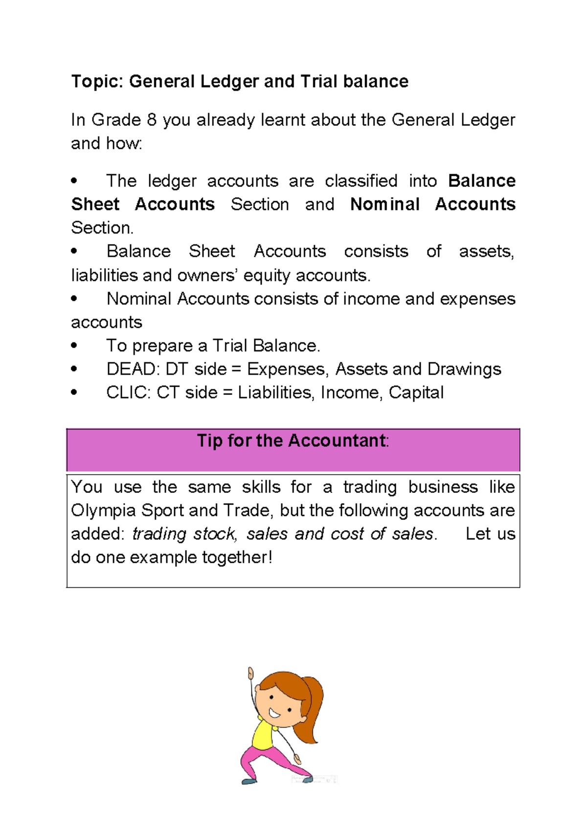 Trial Balance - Grade 9 Accounting Notes - Studocu