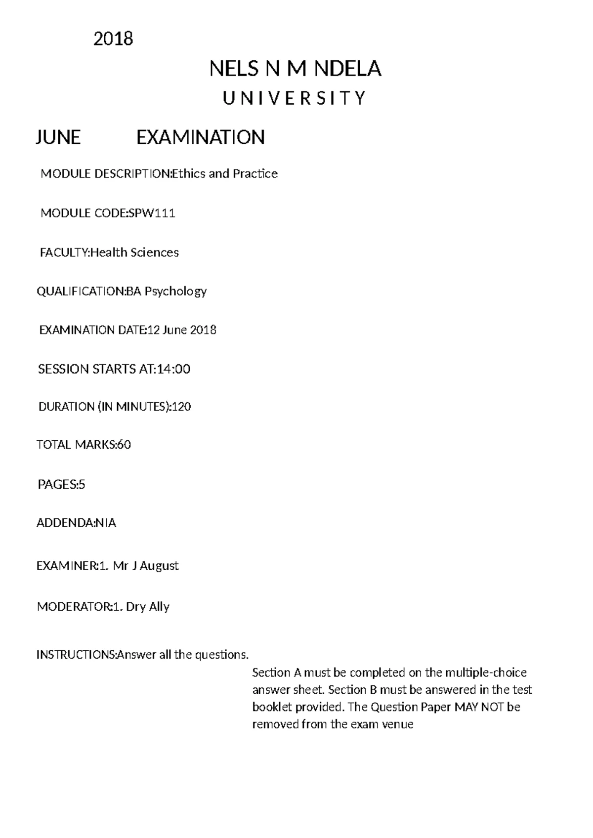 HPCSA Booklet 1: General Ethical Guidelines for Health Care Professions ...