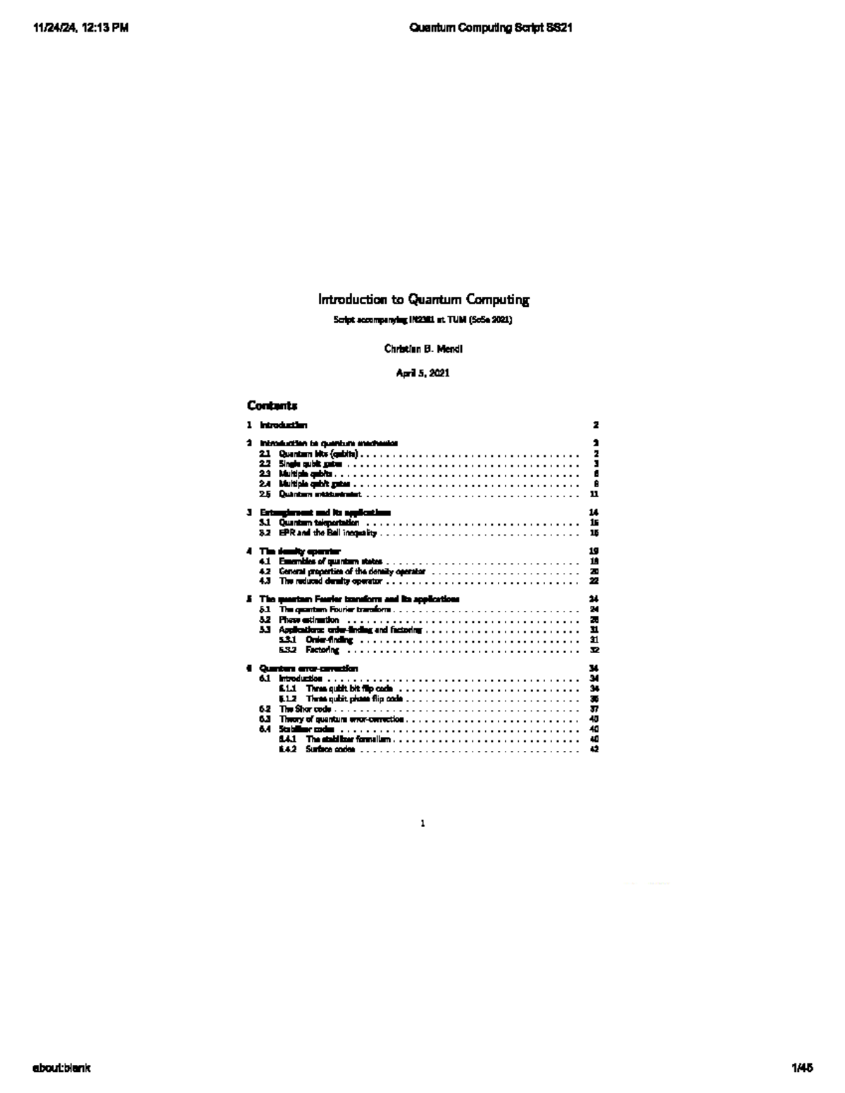 Introduction-to-Quantum-Computing TUM Scripts - 12:13 PM Quantum Computing Script SS21 ...