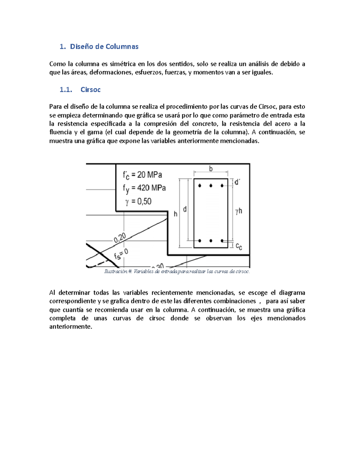 Diseño de Columna Rectangular: Análisis y Método Cirsoc - Estructura ...